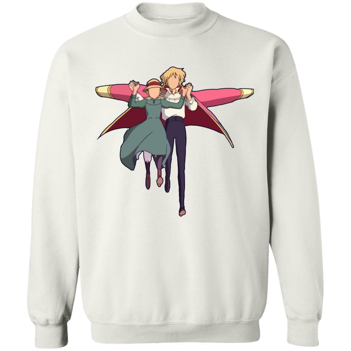 Howl's Moving Castle - Howl and Sophie Running Classic Sweatshirt ...