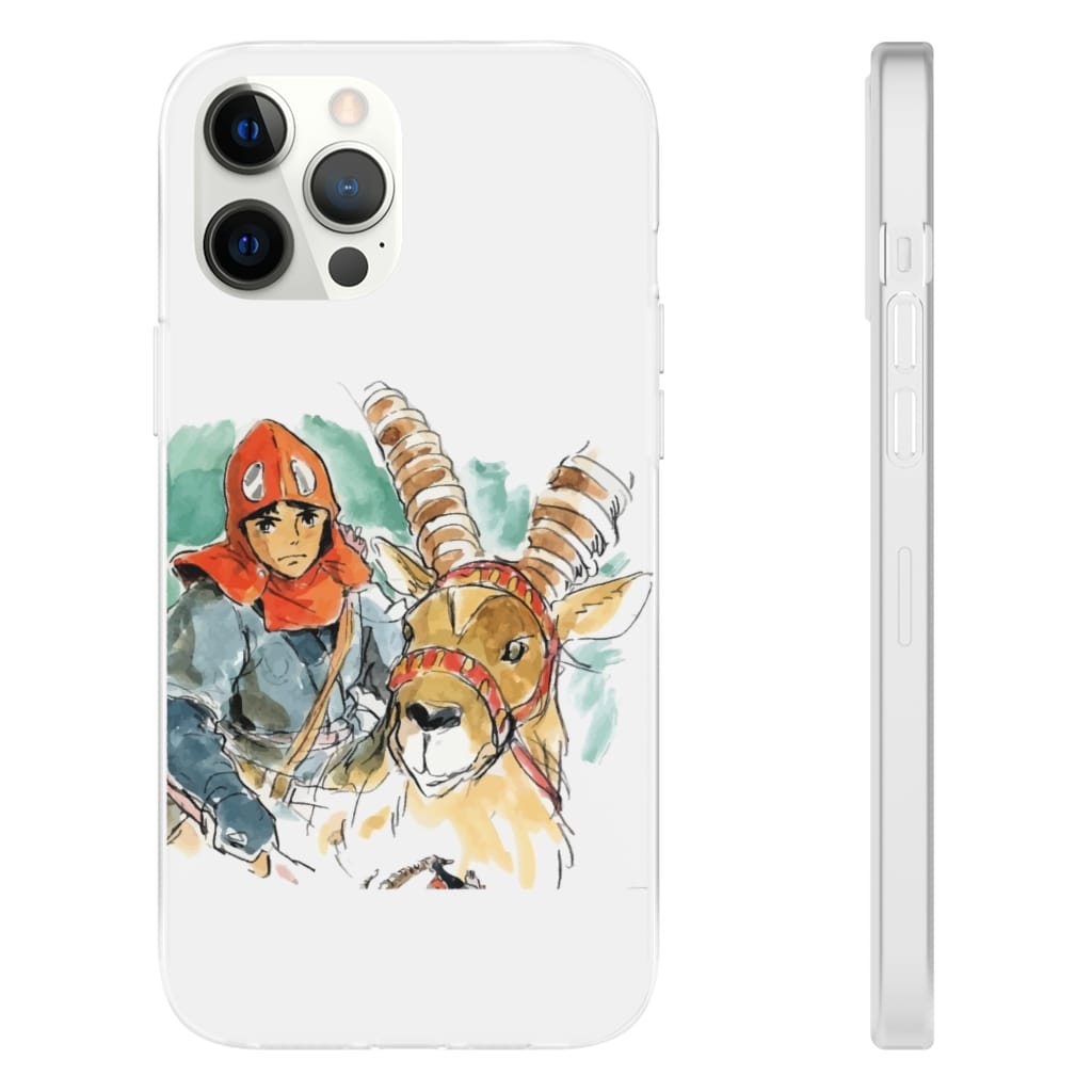 Princess Mononoke - Ashitaka Water Color iPhone Cases - Ghibli Store