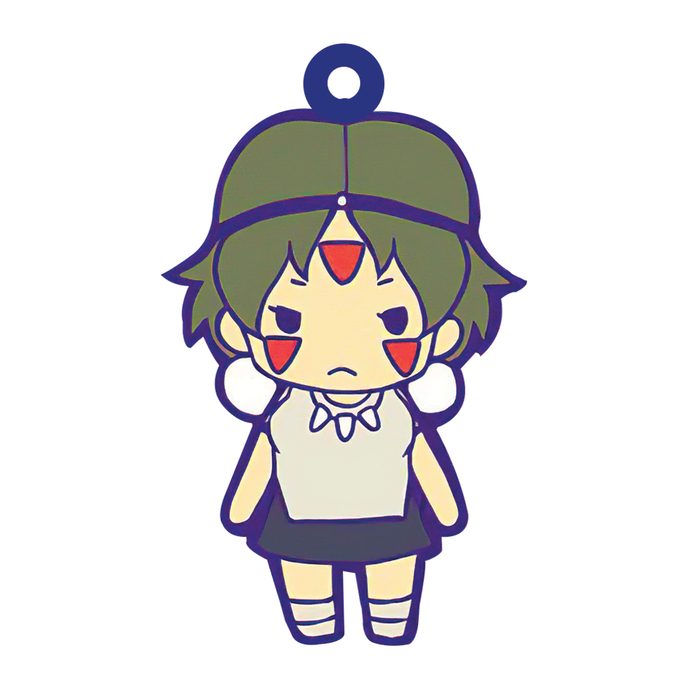 Princess Mononoke - San Chibi Keychain - Ghibli Store