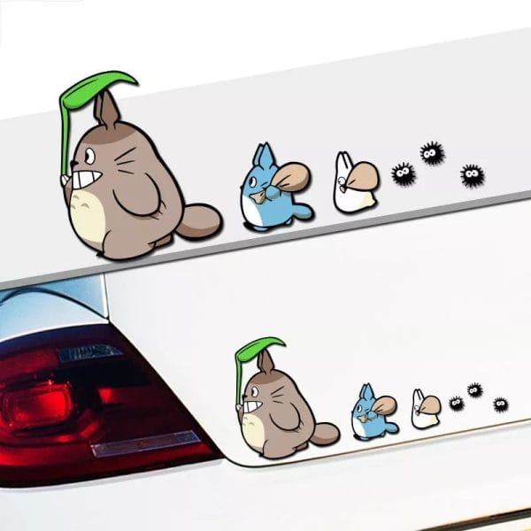Totoro Family Parade Vinyl Waterproof Car Stickers - Ghibli Store