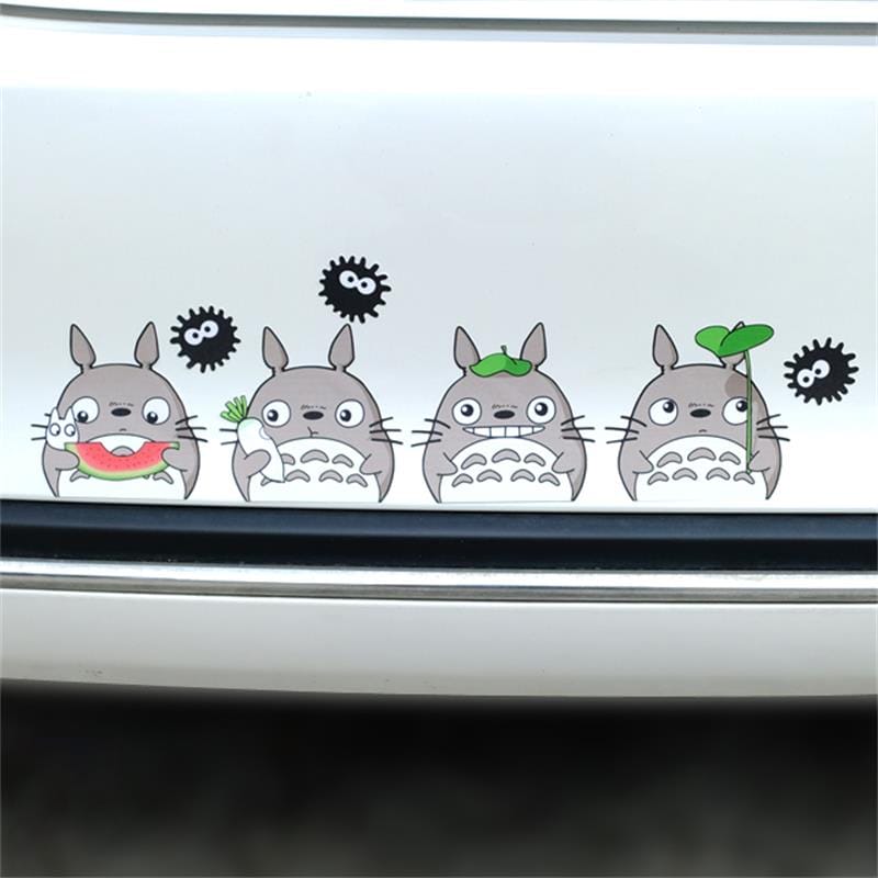 Cute Totoro Vinyl Waterproof Car Stickers - Ghibli Store