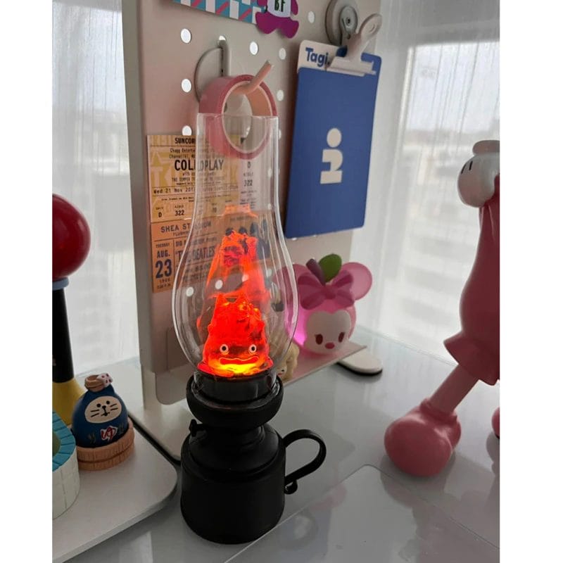 Howl's Moving Castle - Calcifer Decoration Night Light - Ghibli Store