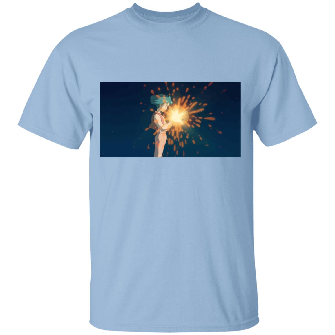 Howl's Moving Castle - Howl meets Calcifer Color T Shirt for Kid ...