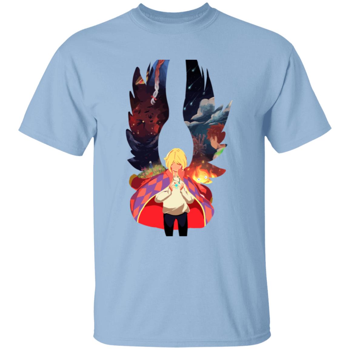 Howl and Colorful Wings T Shirt for Kid - Ghibli Store