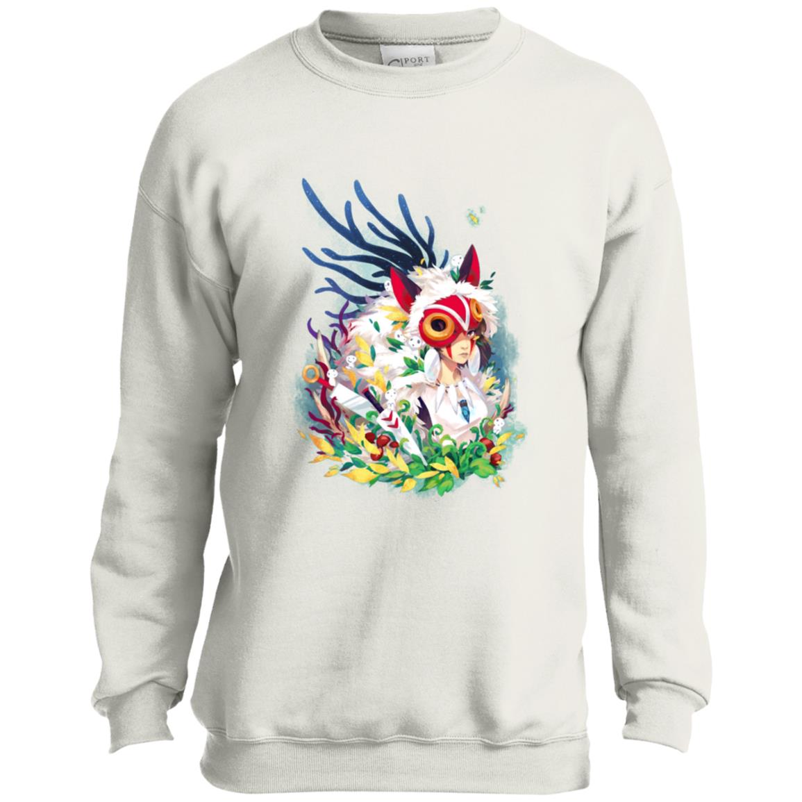 Princess Mononoke Colorful Portrait Sweatshirt for Kid - Ghibli Store