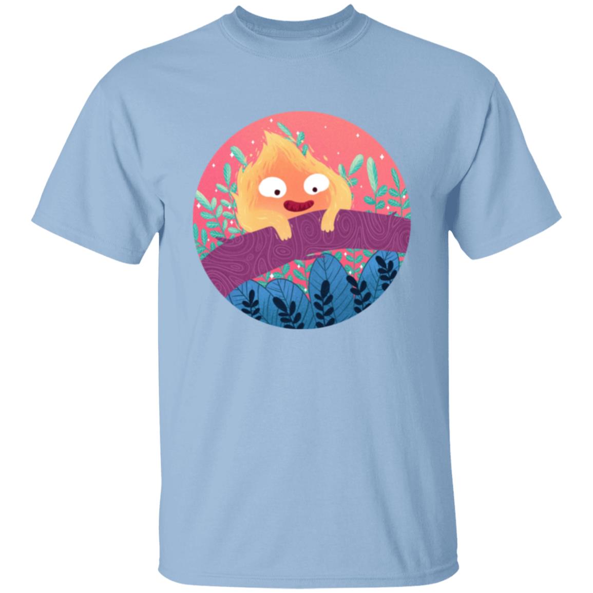 How's Moving Castle - Calcifer Fanart T Shirt - Ghibli Store